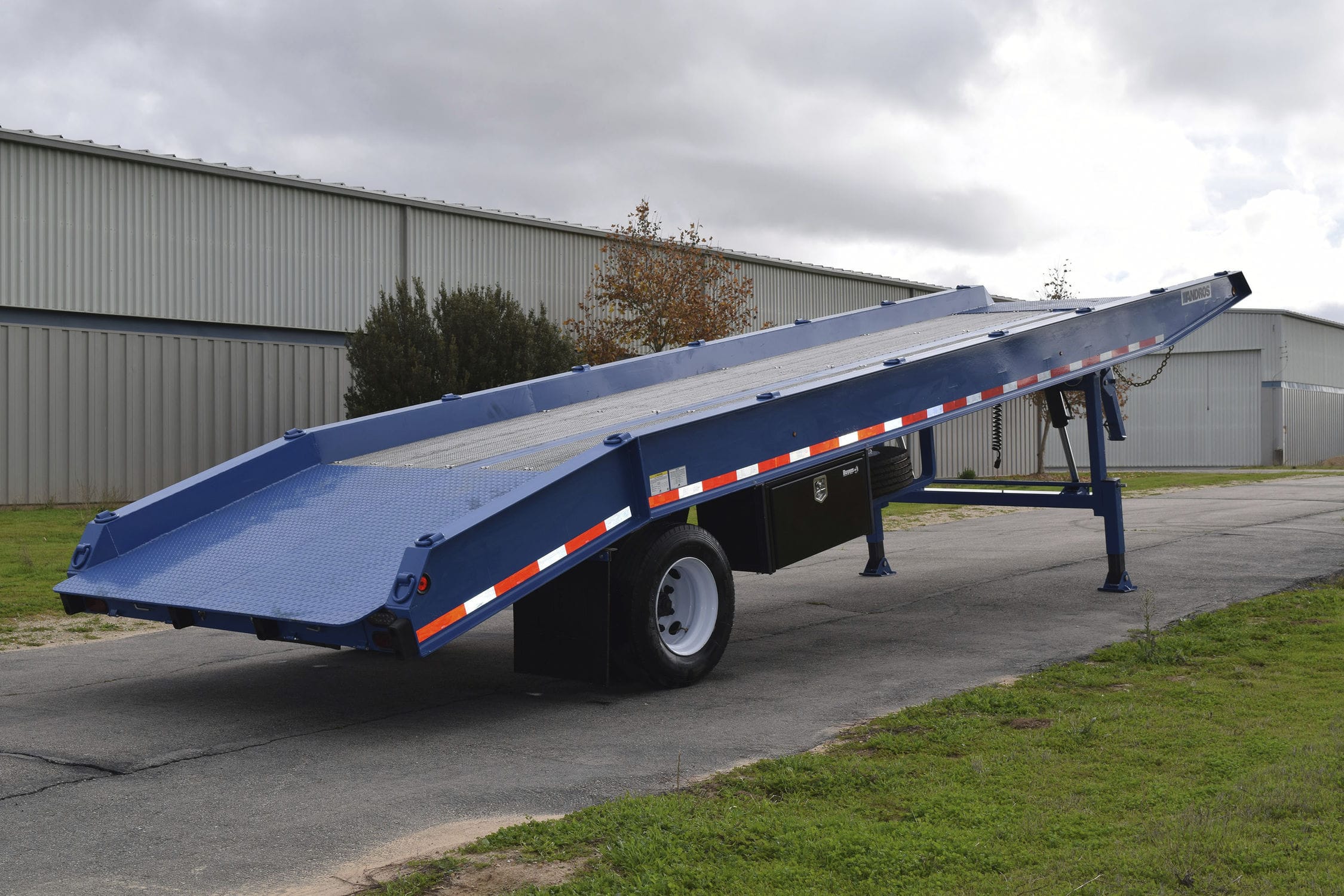Flatbed trailer - OMNILOAD - ANDROS - mounted / tandem axle / single-axle