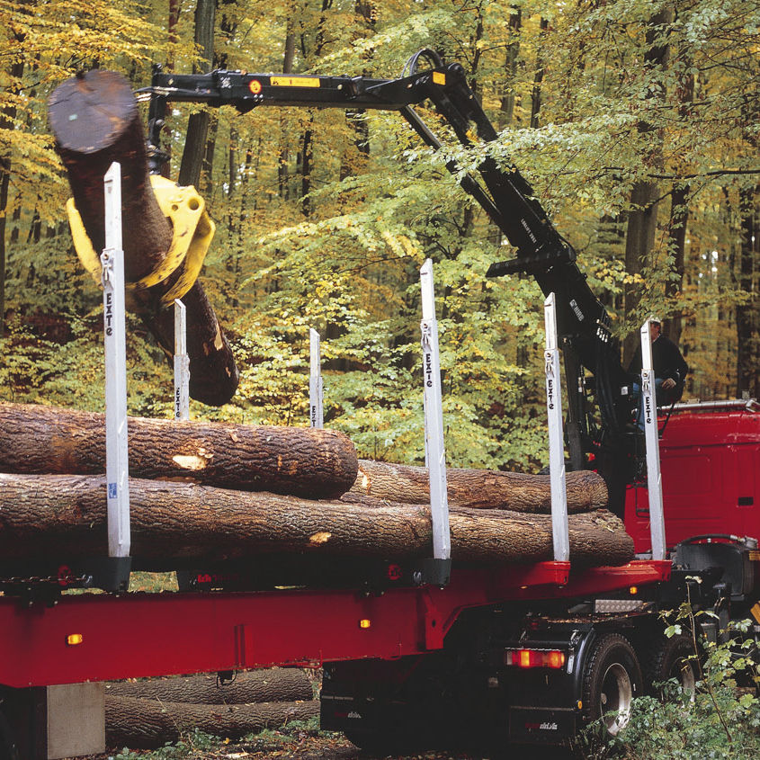 Truck-mounted forestry crane - LOGLIFT 265Z series - HIAB AB - knuckle boom