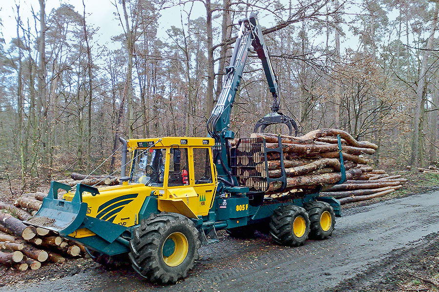 Combination forestry forwarder - 805F KOMBI LONG - HSM Hohenloher ...