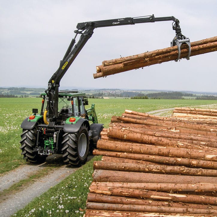Tractor-mounted forestry crane - C Series - EPSILON Kran GmbH - knuckle ...