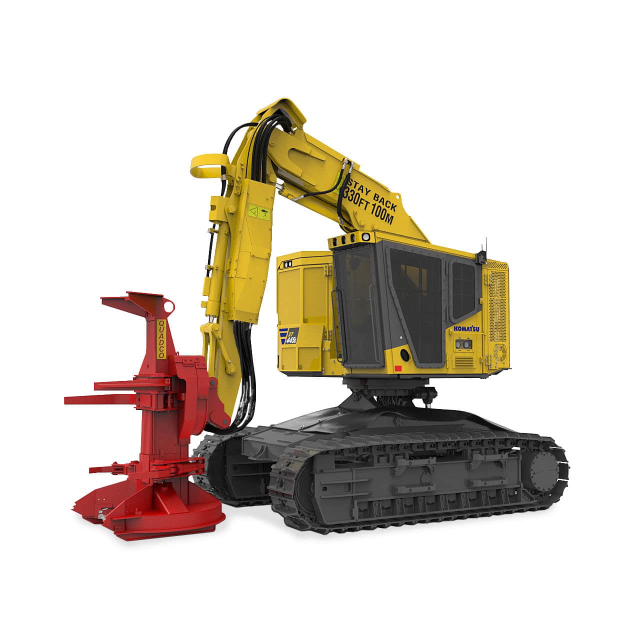 Tracked forestry harvester - XT445L-5 - Komatsu Forest AB
