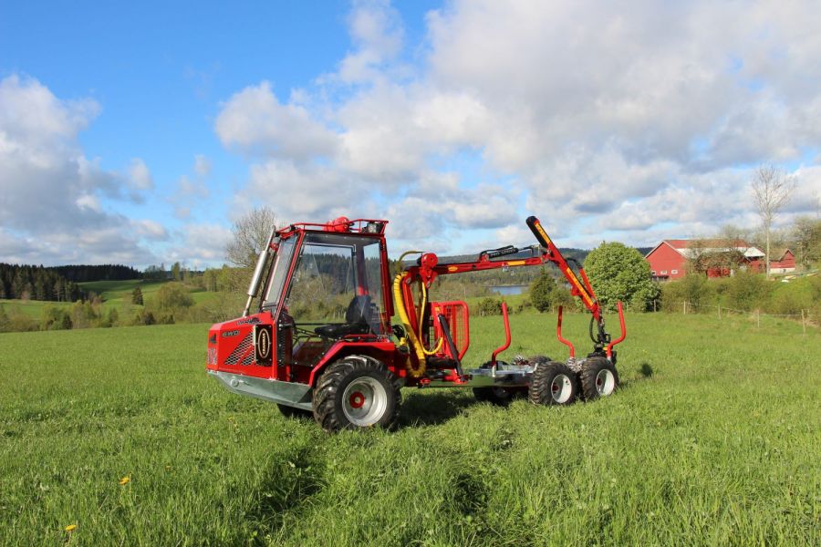 Compact forestry forwarder - Bison 6000X - Kranman AB