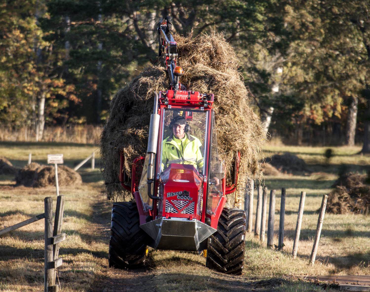 Compact forestry forwarder - Bison 6000X - Kranman AB