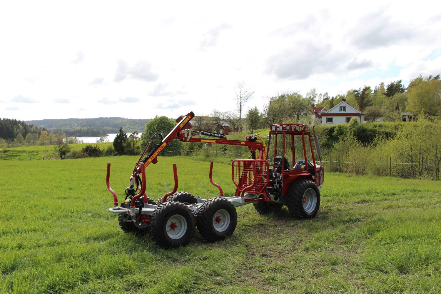 Compact forestry forwarder - Bison 10000 - Kranman AB