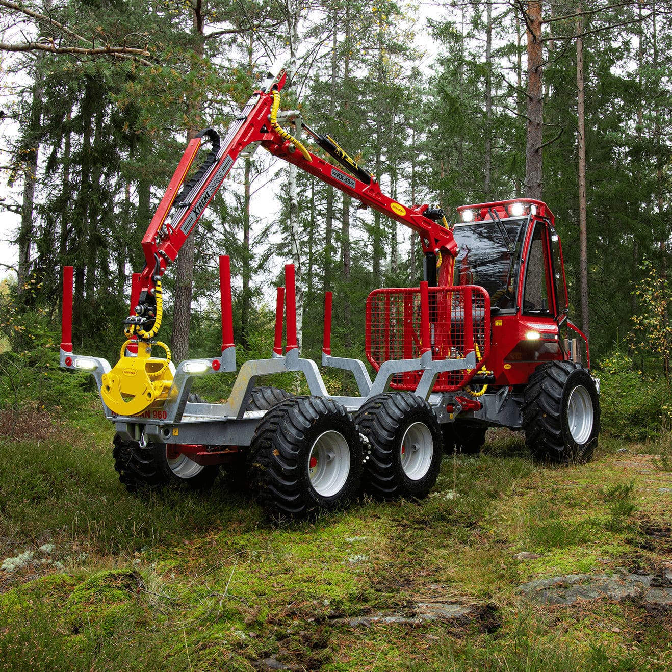 Compact forestry forwarder - 960 - Kranman AB