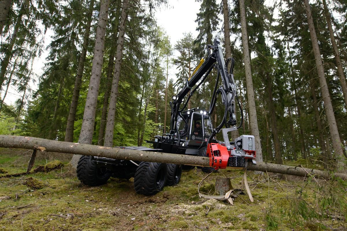 Combination forestry forwarder - 560C Combi - Malwa Forest AB