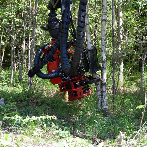 Agricultural log grapple - XG220 - Mecanil Oy AB - for cranes / with ...