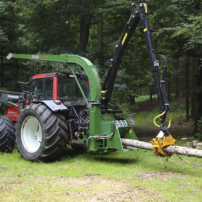 Mounted wood chipper - 300ic - NHS Maskinfabrik A/S - PTO-driven / with ...