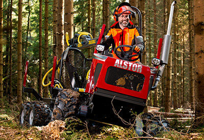 8x8 forestry forwarder - 821 - Alstor AB