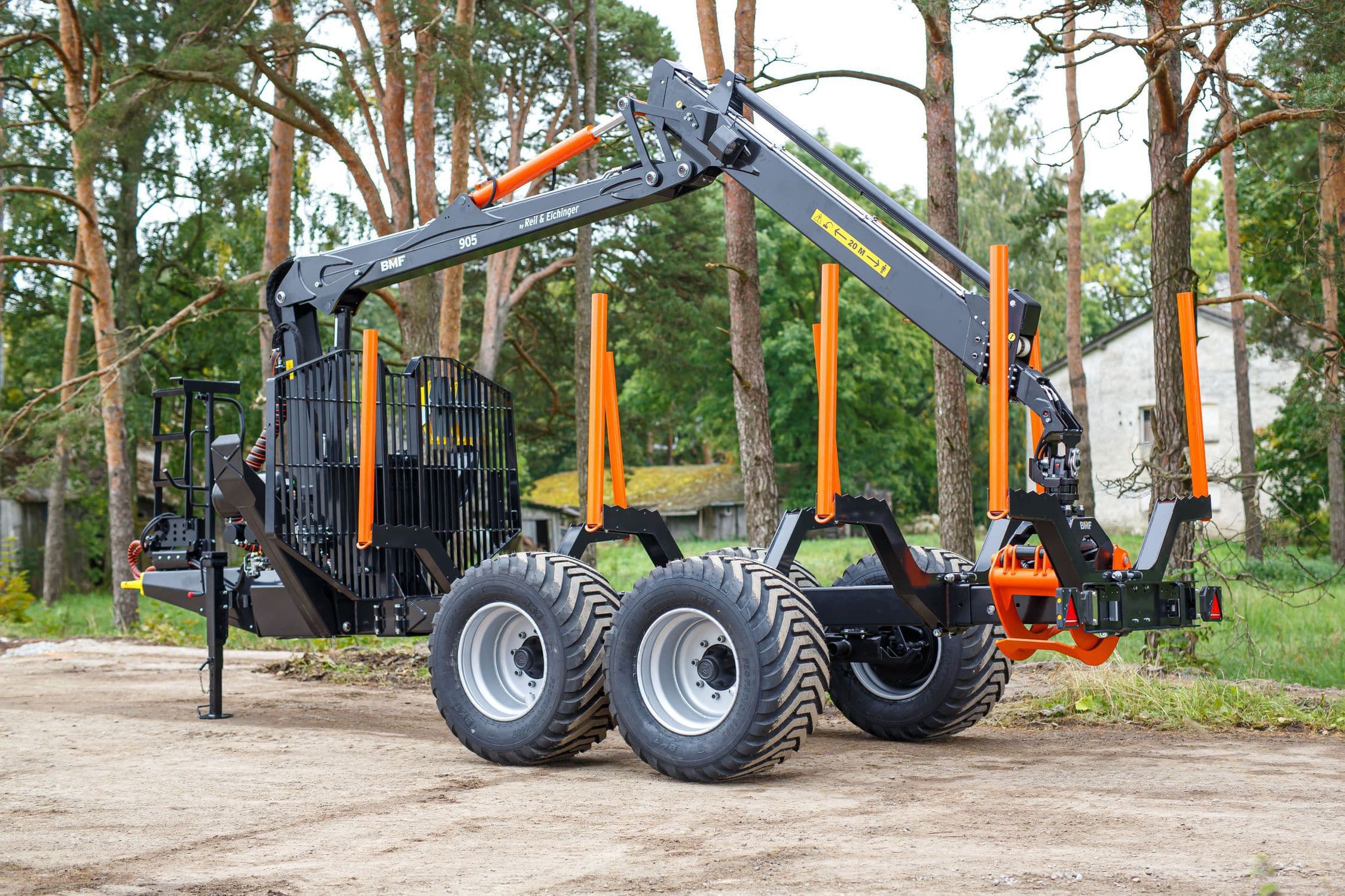Loader wagon - 13T1 - BMF - 2-axle / forestry / 13 ton