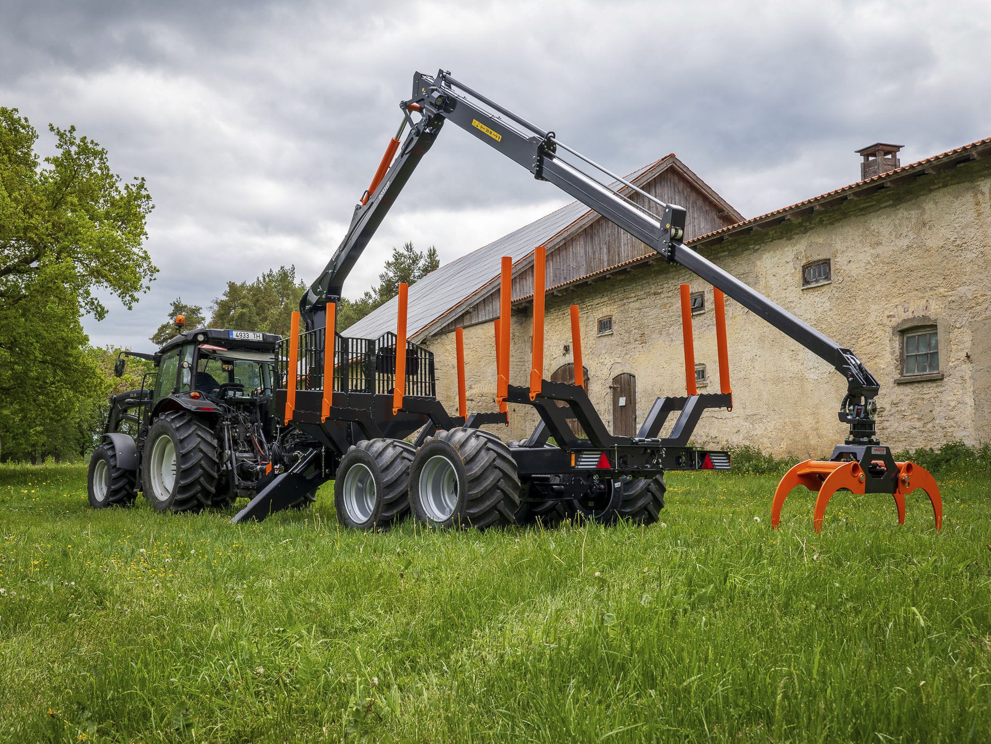 Loader wagon - 16T1 - BMF - 2-axle / forestry / 16 ton