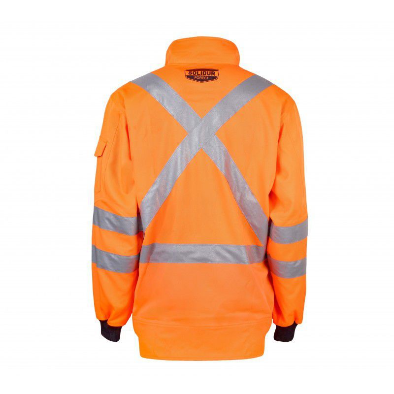 Work jacket - NEON - Solidur - polyester / high-visibility / rain