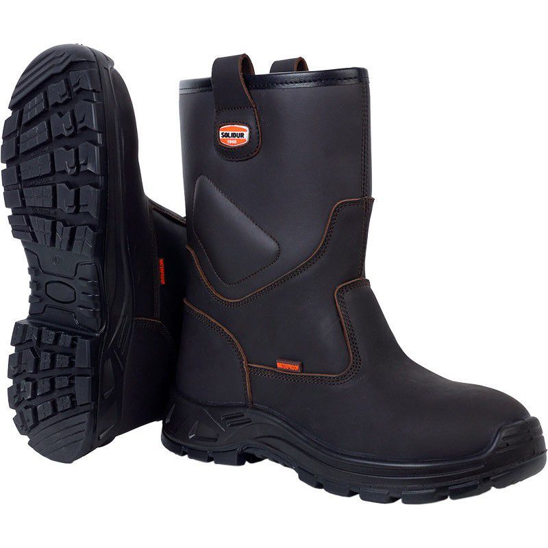 Forestry work boot - ICY - Solidur - waterproof / mechanical protection ...