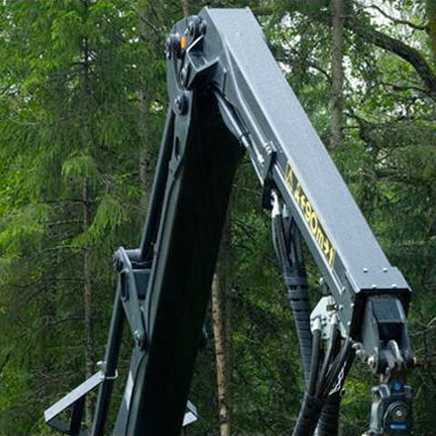 Trailer-mounted log loader - CH6 series - Waratah - knuckle boom