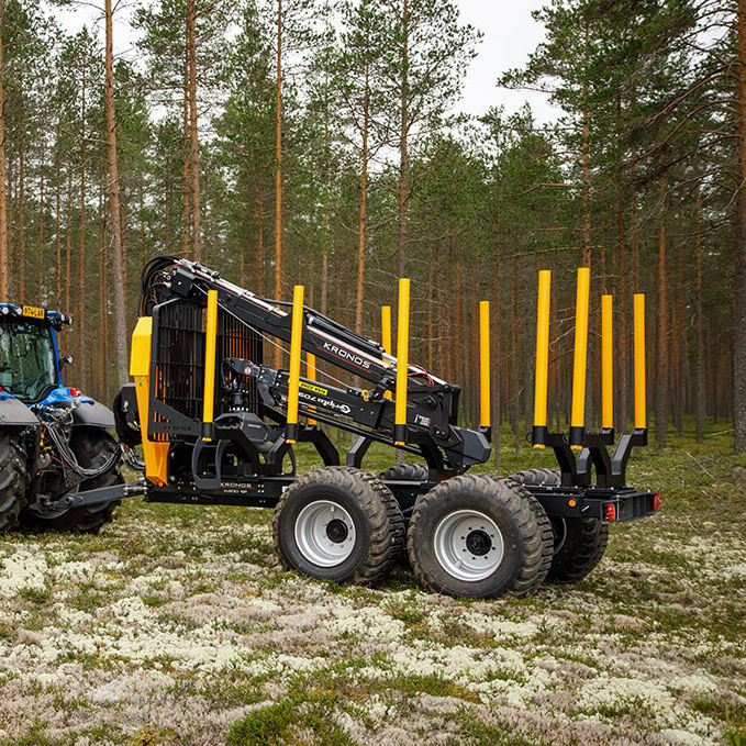 Loader wagon - Kargo 121 - Wikar Oy AB - 2-axle / forestry / 10 t ... 20 t