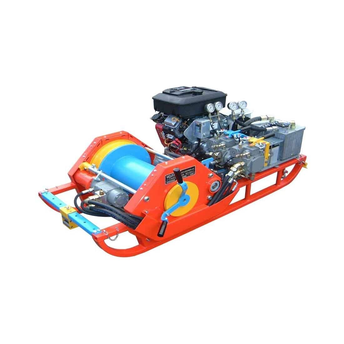 Hydraulic forestry winch - W - 10 - Wyssen Seilbahnen AG - tractor mounted