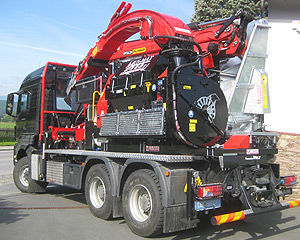 Truck-mounted wood chipper - 11 NMV - MUSMAX - diesel engine / with ...