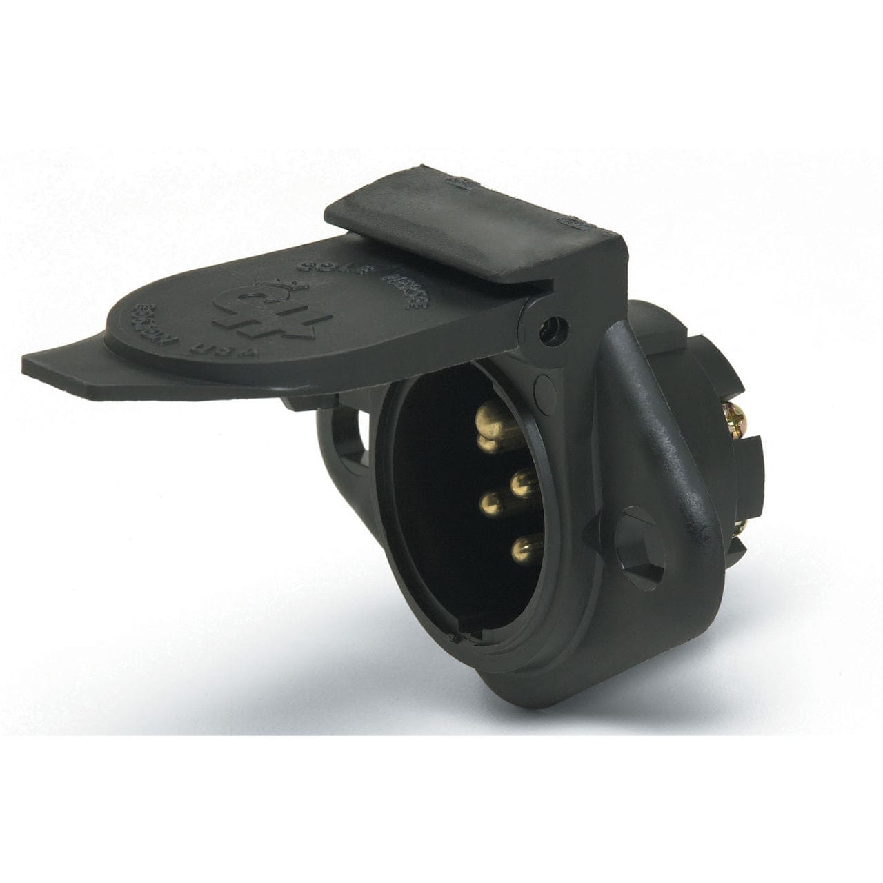 Socket connector - 12080 - Carling Technologies Ltd. - ABS / 7-pole ...