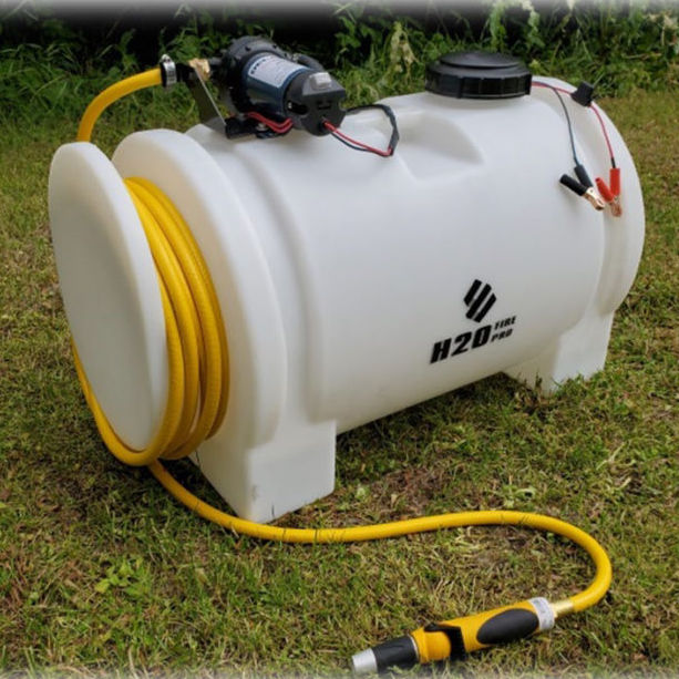 Water tank - H2O Fire Pro - Free Form Plastics - mounted / plastic