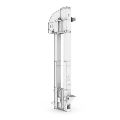 Vertical bucket elevator - ISM separator