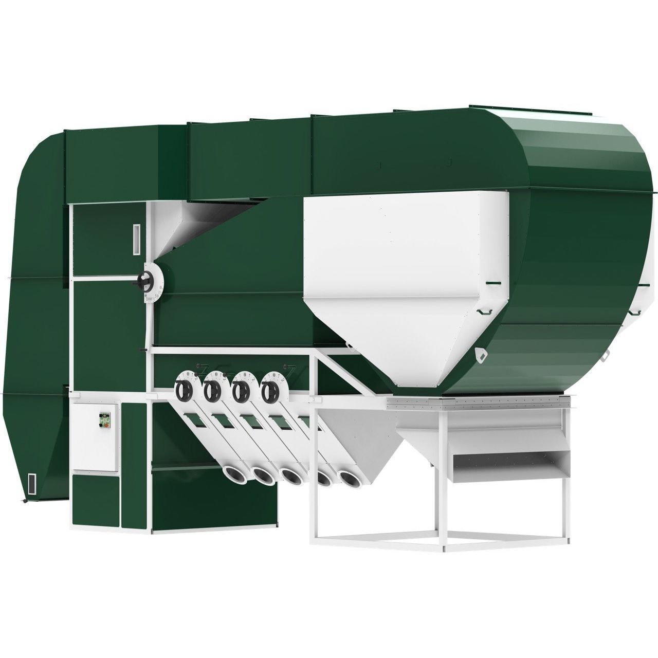Aerodynamic crop cleaning machine - ISM-200 CSC - ISM separator - nuts ...