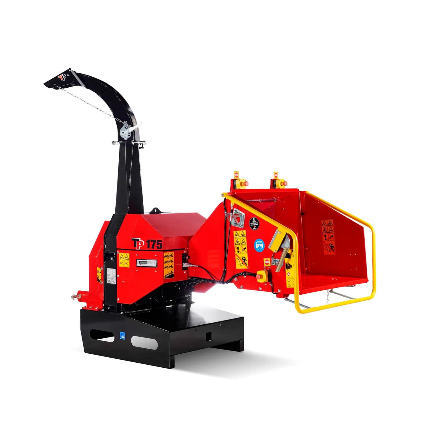 PTO-driven wood chipper - 175 - Linddana A/S - mounted / hydraulic supply