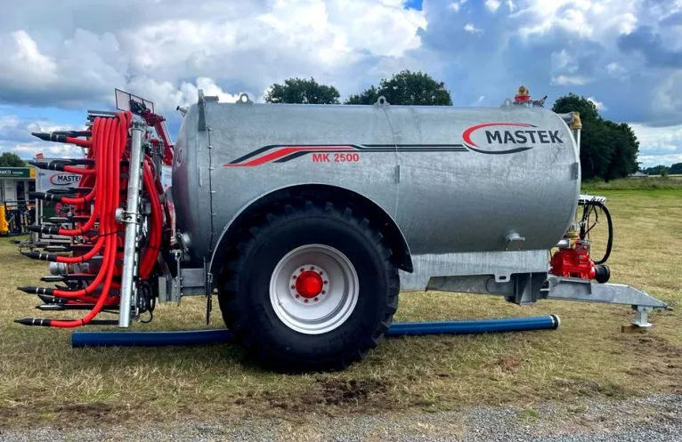 Single-axle slurry tanker - MK series - Mastek Ltd. - vacuum
