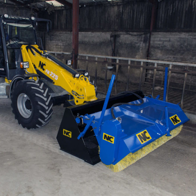Mounted sweeper - Bucket brush - NC Engineering Ltd. - groundcare ...