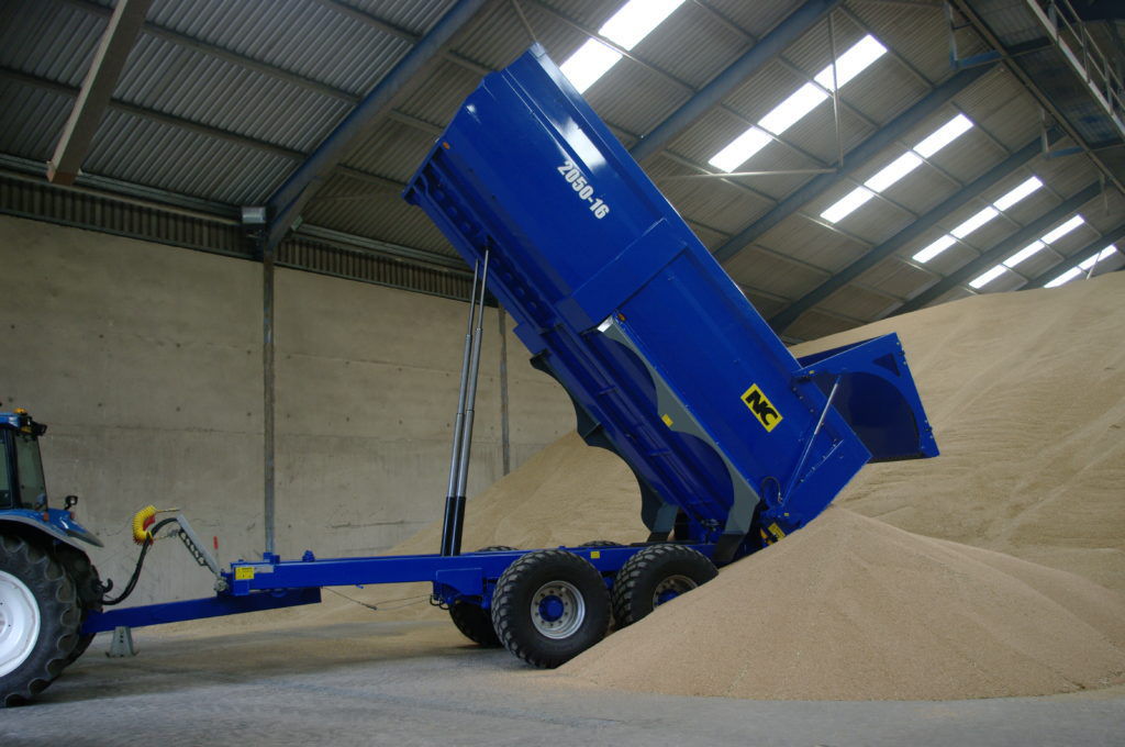 Dump trailer - I SERIES - NC Engineering Ltd. - tipping / 2-axle / grain