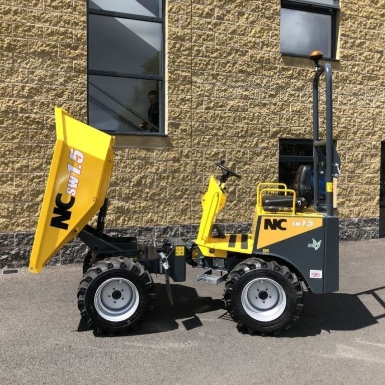 Front-loading mini dumper - SW 1.5T - NC Engineering Ltd. - rubber-tired
