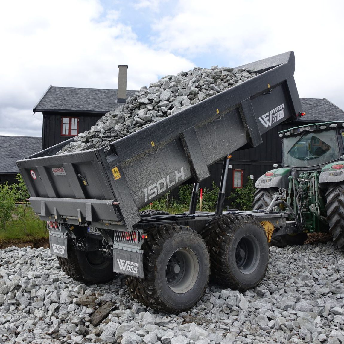 Dump trailer - WF DLH Series - Western Fabrications - 2-axle ...