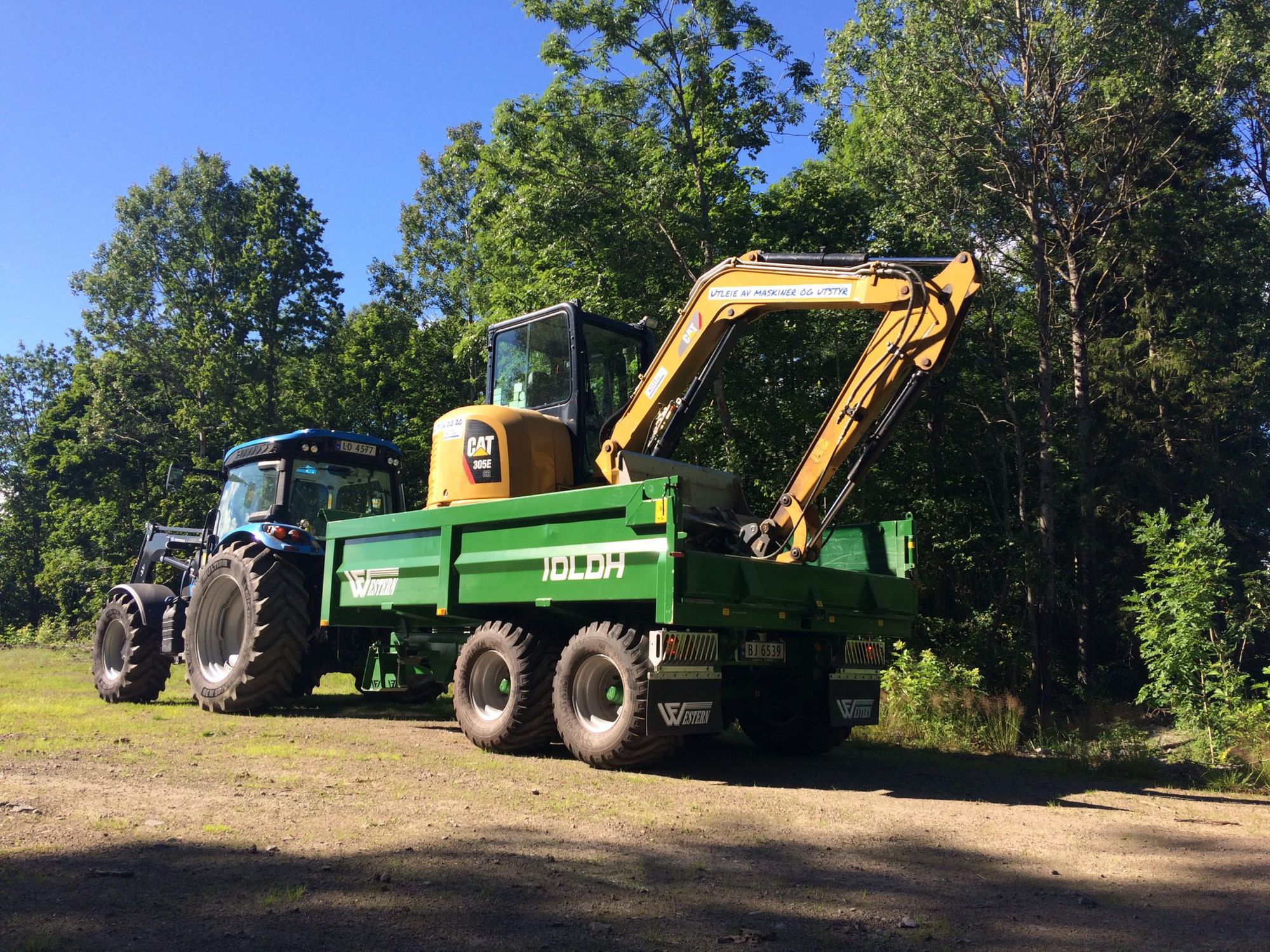 Drop-side trailer / 2-axle / agricultural / equipment - WF LDH Series ...