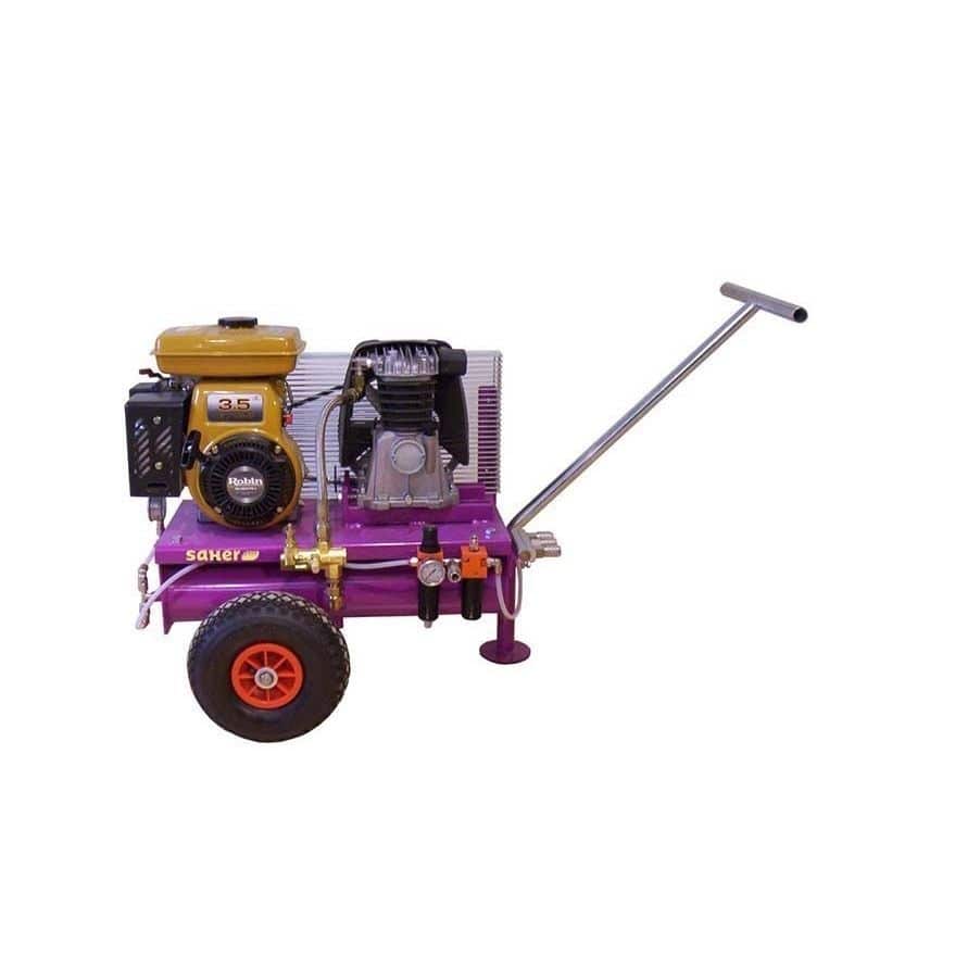 Air compressor - Saher Maquinaria Agricola - on casters / with ...
