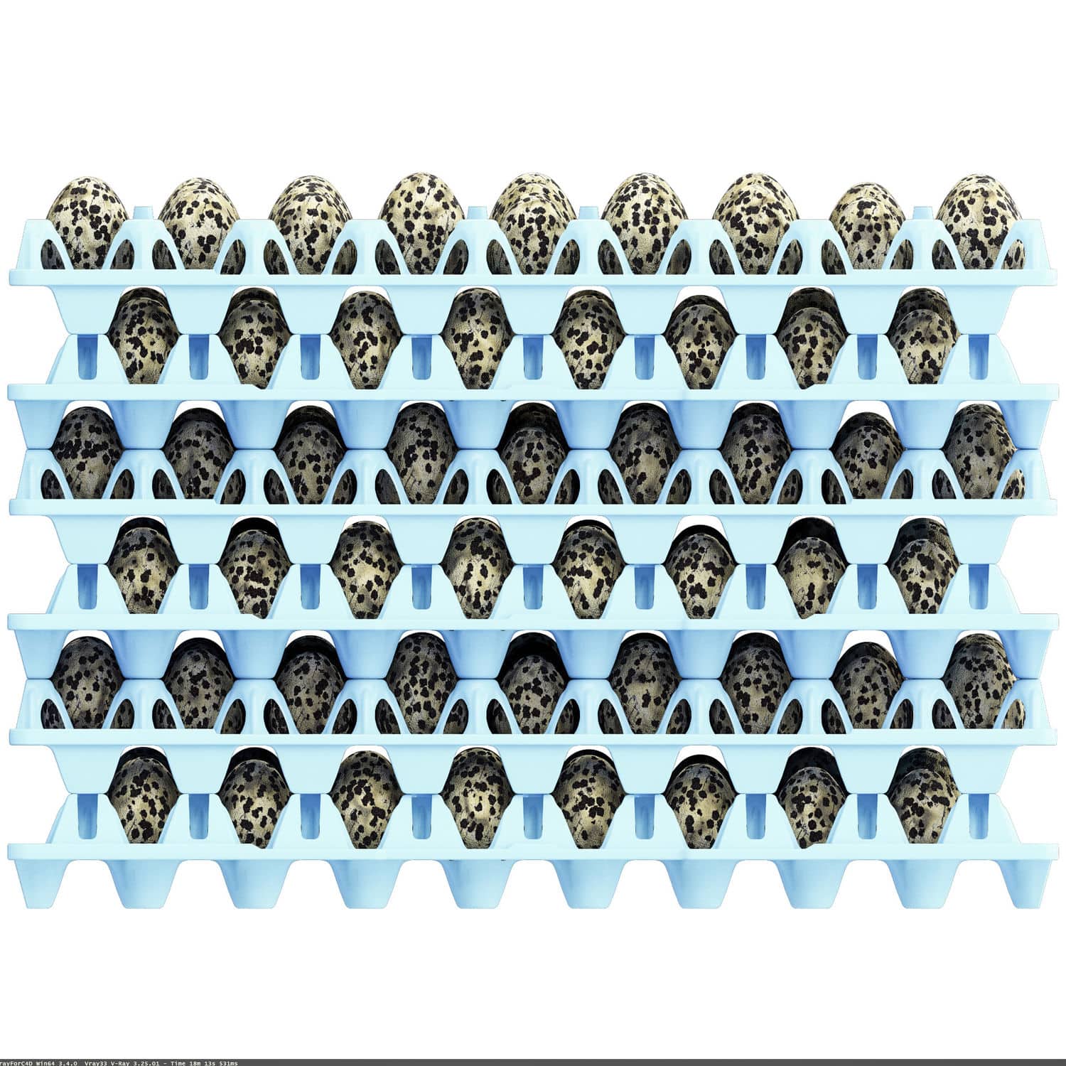 Transport Egg Tray GI OVO B V For Quail Eggs Plastic Transport Egg Tray GI OVO B V For Quail Eggs Plastic