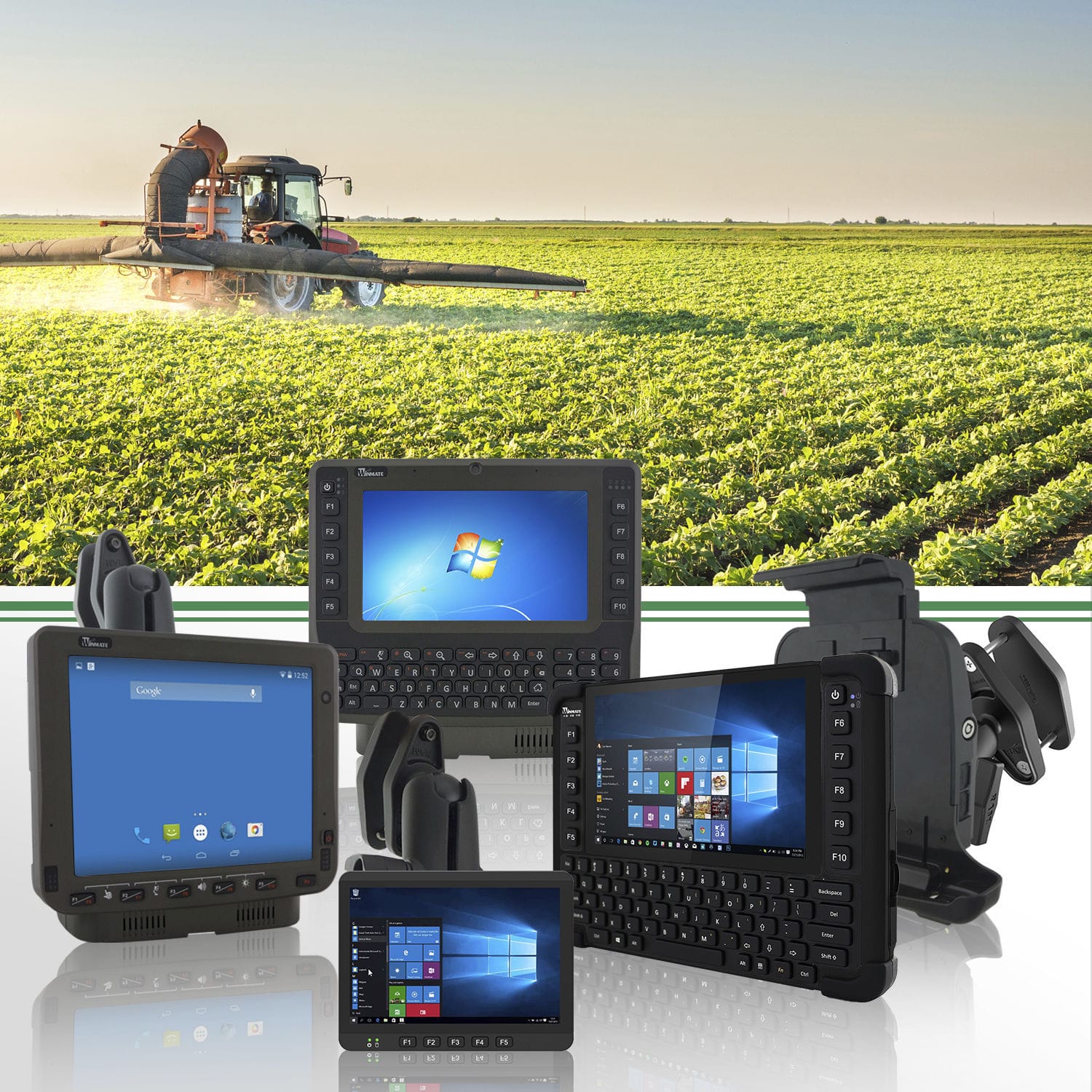 On-board computer with touchscreen - FM07, FM08, FM10, M101BK - Winmate ...