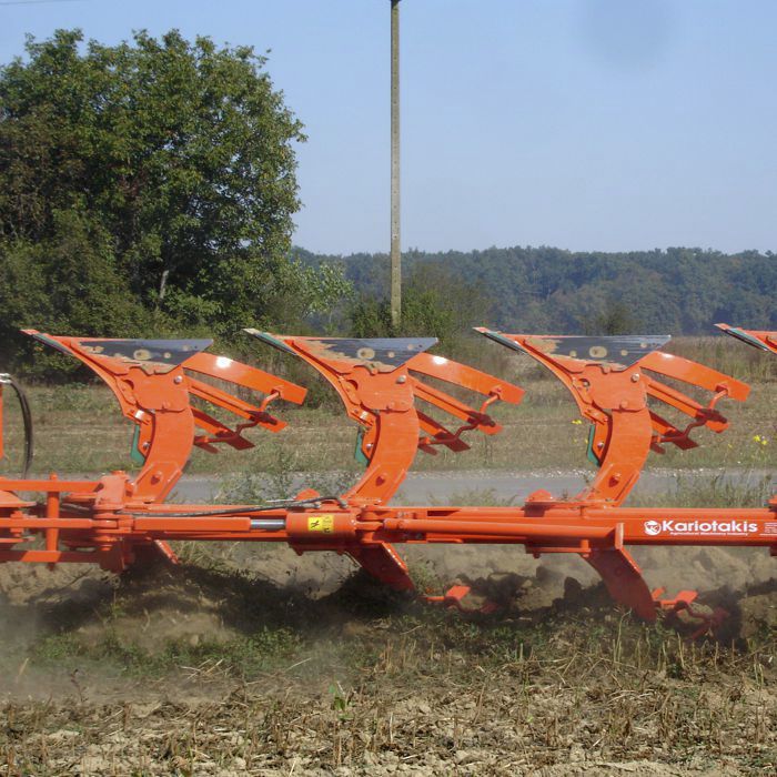 Mounted plow - ΚΚ2000 Reversible plough - Kariotakis - 8-shank / with ...