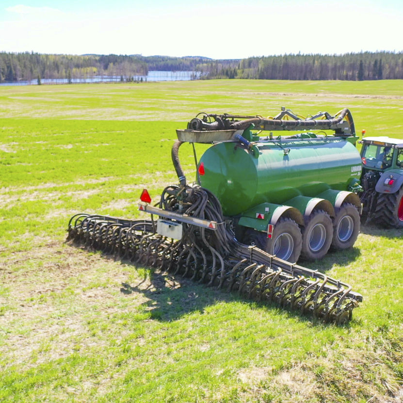 Mounted slurry injector - Livakka LHDD - Pel Tuote Oy - disc harrow
