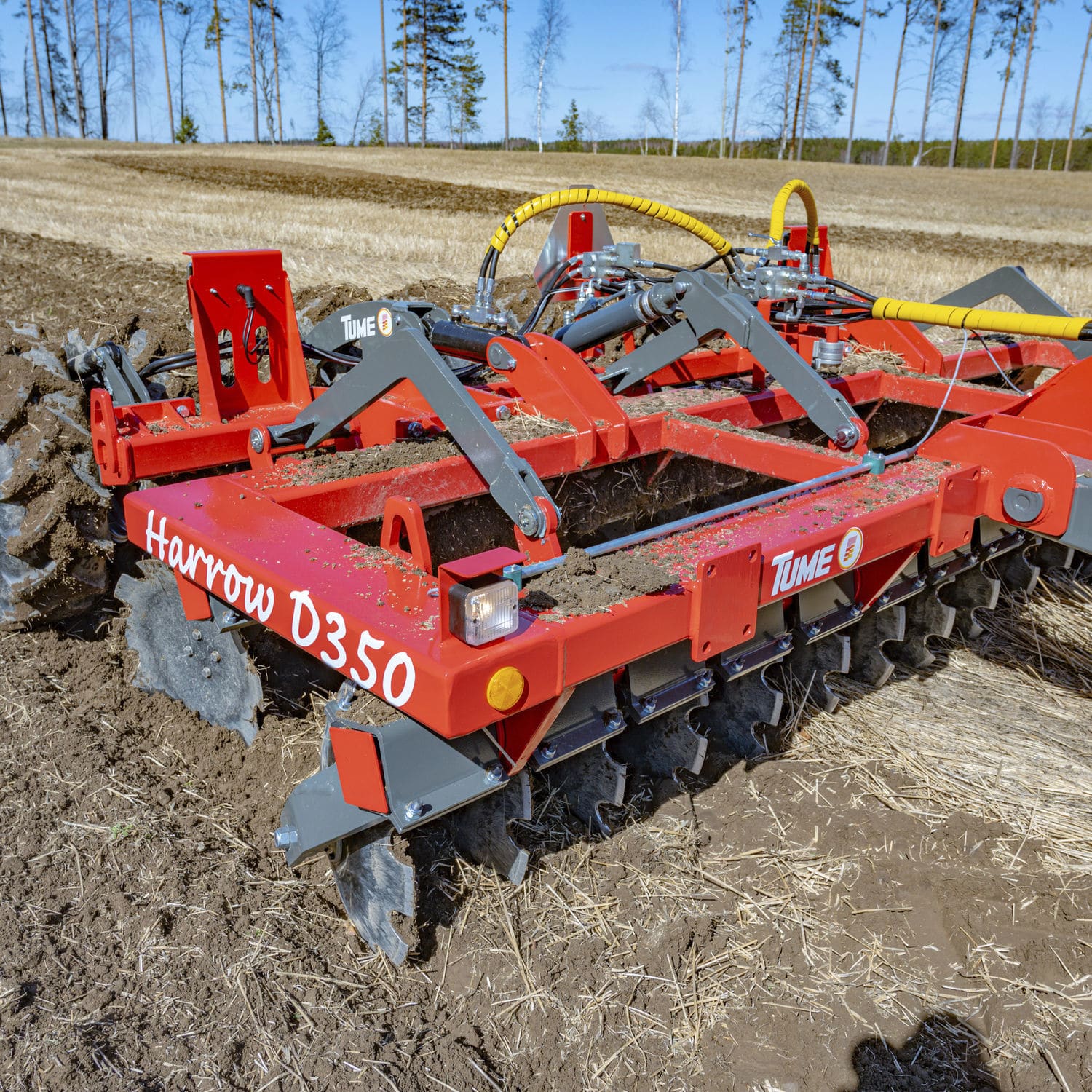 Towed disc harrow - Disc Harrow series - Pel Tuote Oy - 1-section / 3 ...