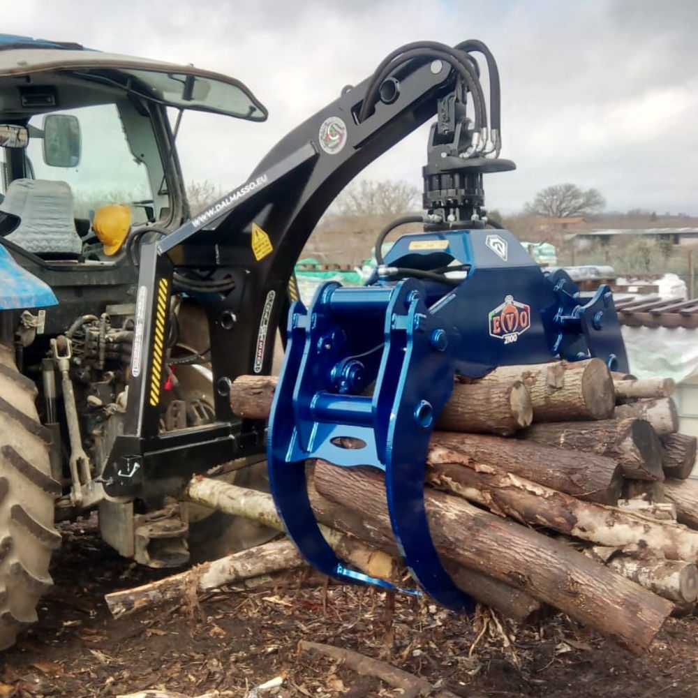 Forestry branch grapple - Dalmasso - for tractors / handling
