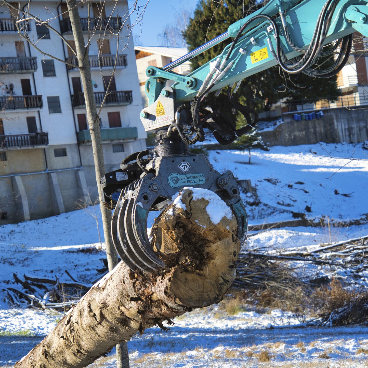Forestry log grapple - UNI - Dalmasso - versatile / handling
