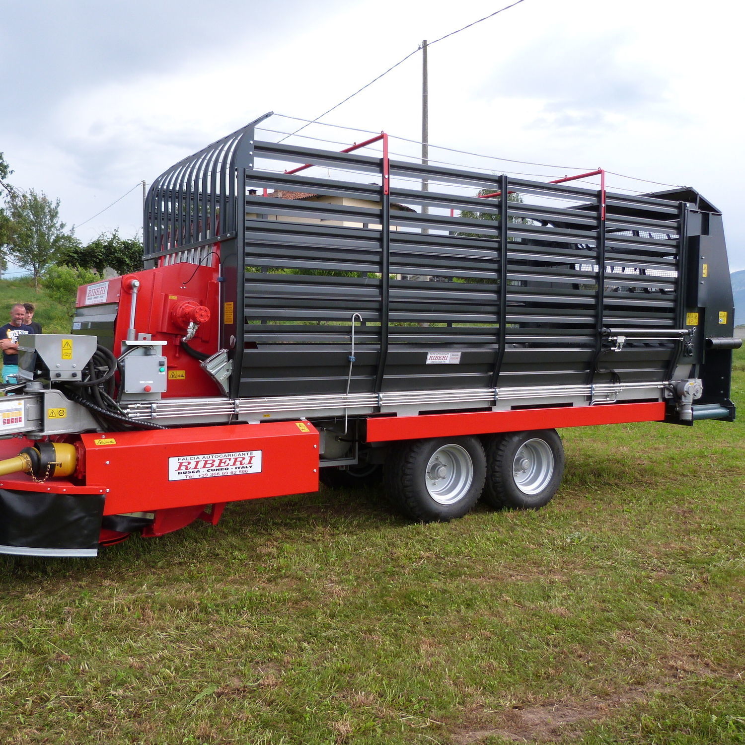 Loader wagon - RS 85 - RIBERI - 2-axle / forage / self-unloading