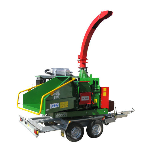 Towed wood chipper - CIP3200 Series - Green Technik - PTO-driven ...