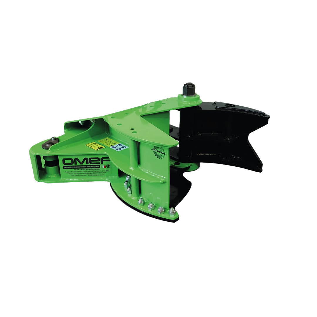 Excavator cutting grapple - BI100 - OMEF-GROUP - for wood / with ...