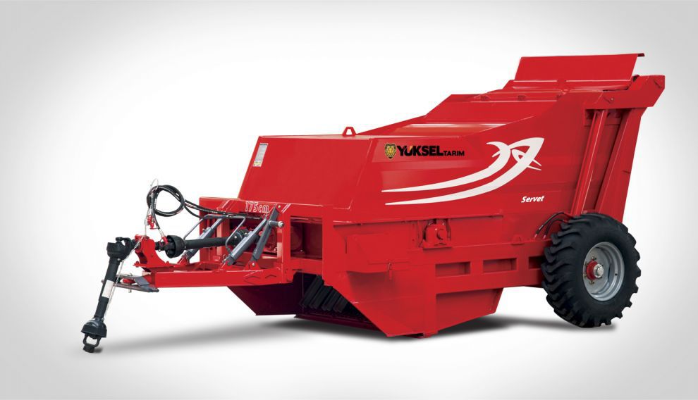Tractor rock picker - SERVET - Yüksel Tarım - unload to ground