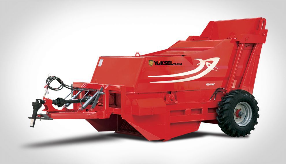 Tractor rock picker - NİMET - Yüksel Tarım - unload to ground