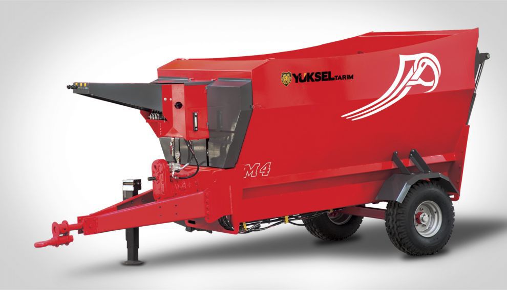Horizontal feed mixer - M4 - Yüksel Tarım - towed / single-auger / with ...