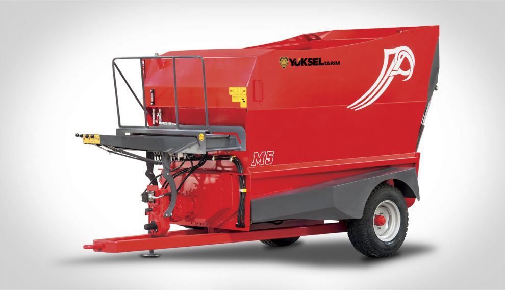 Horizontal feed mixer - M5 - Yüksel Tarım - towed / single-auger / with ...