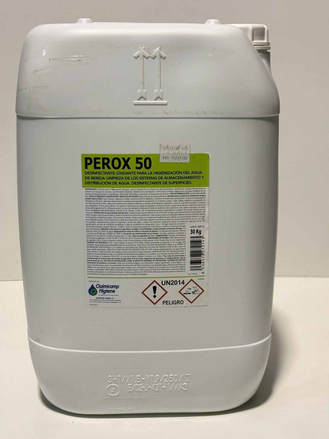 Water Disinfectant - Perox 50 - dta farm
