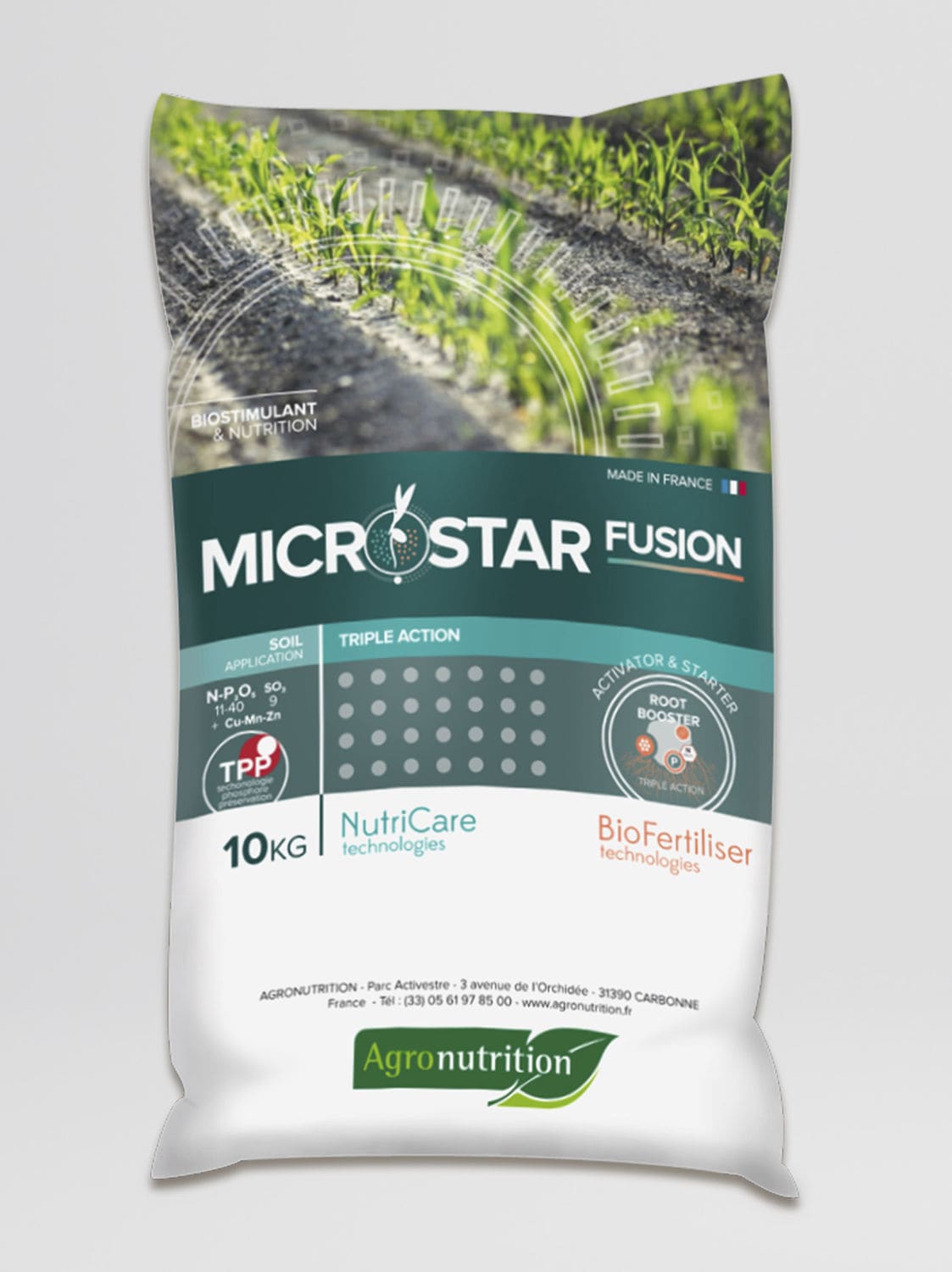 Mineral biostimulant - MICROSTAR FUSION - agronutrition - with trace ...