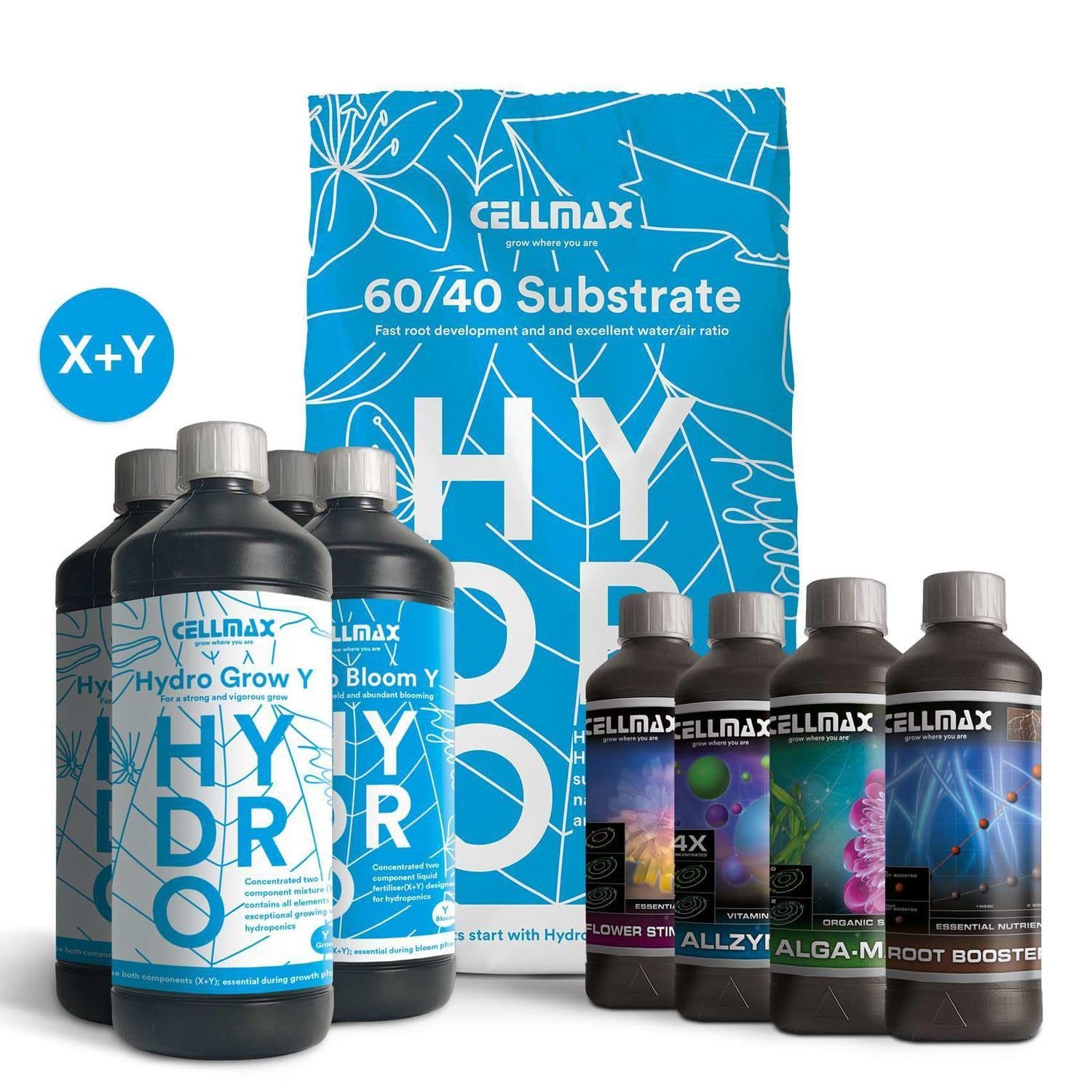 Organic fertilizer - Hydro set #2 - cellmax - liquid / for flowering plant